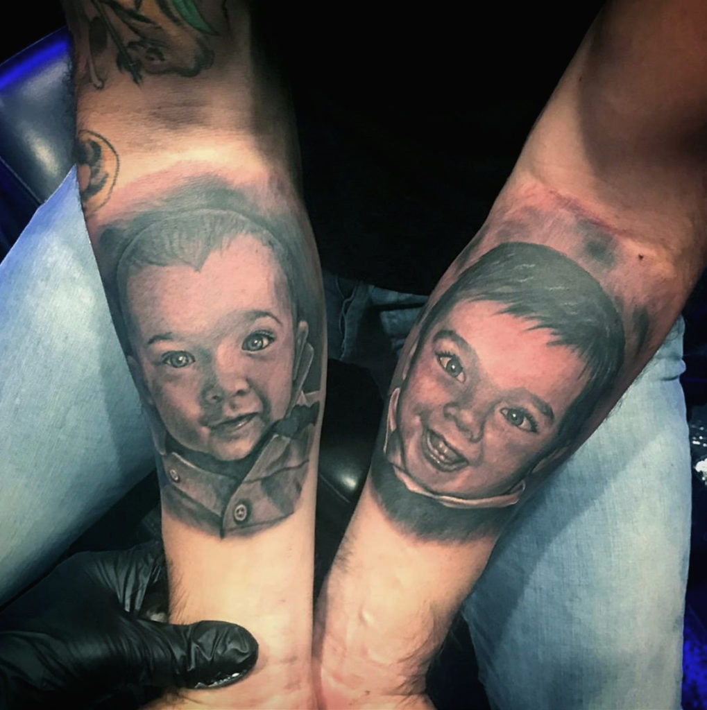 portrait tattoo artist at Masterpiece Tattoo in San Francisco