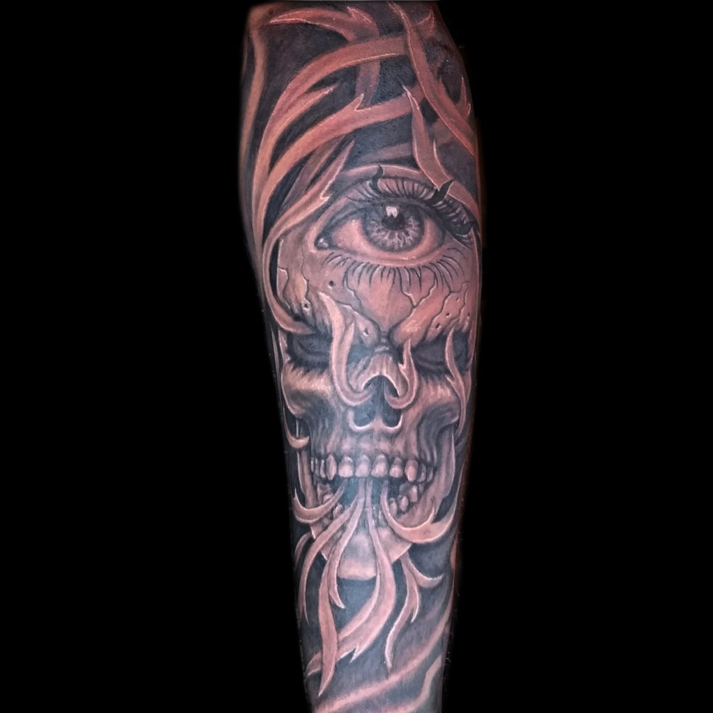realistic horror tattoos done at Masterpiece Tattoo in San Francisco