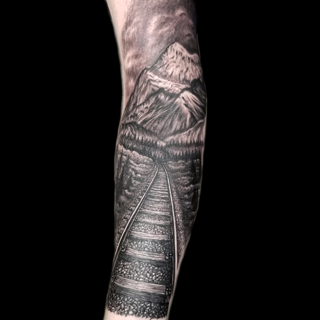 landscape tattoos - Masterpiece Tattoos San Francisco bay area ...