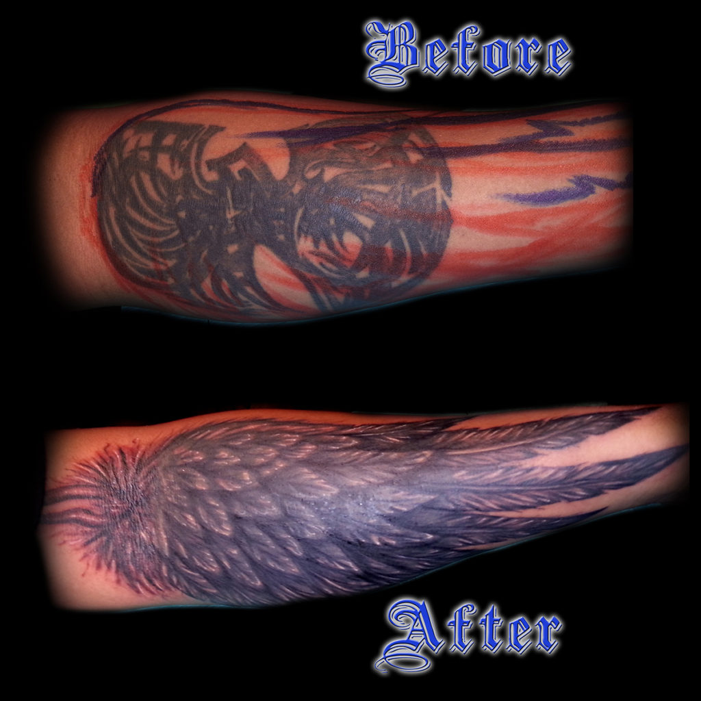 cover up tattoo artist at Masterpiece Tattoo in San Francisco